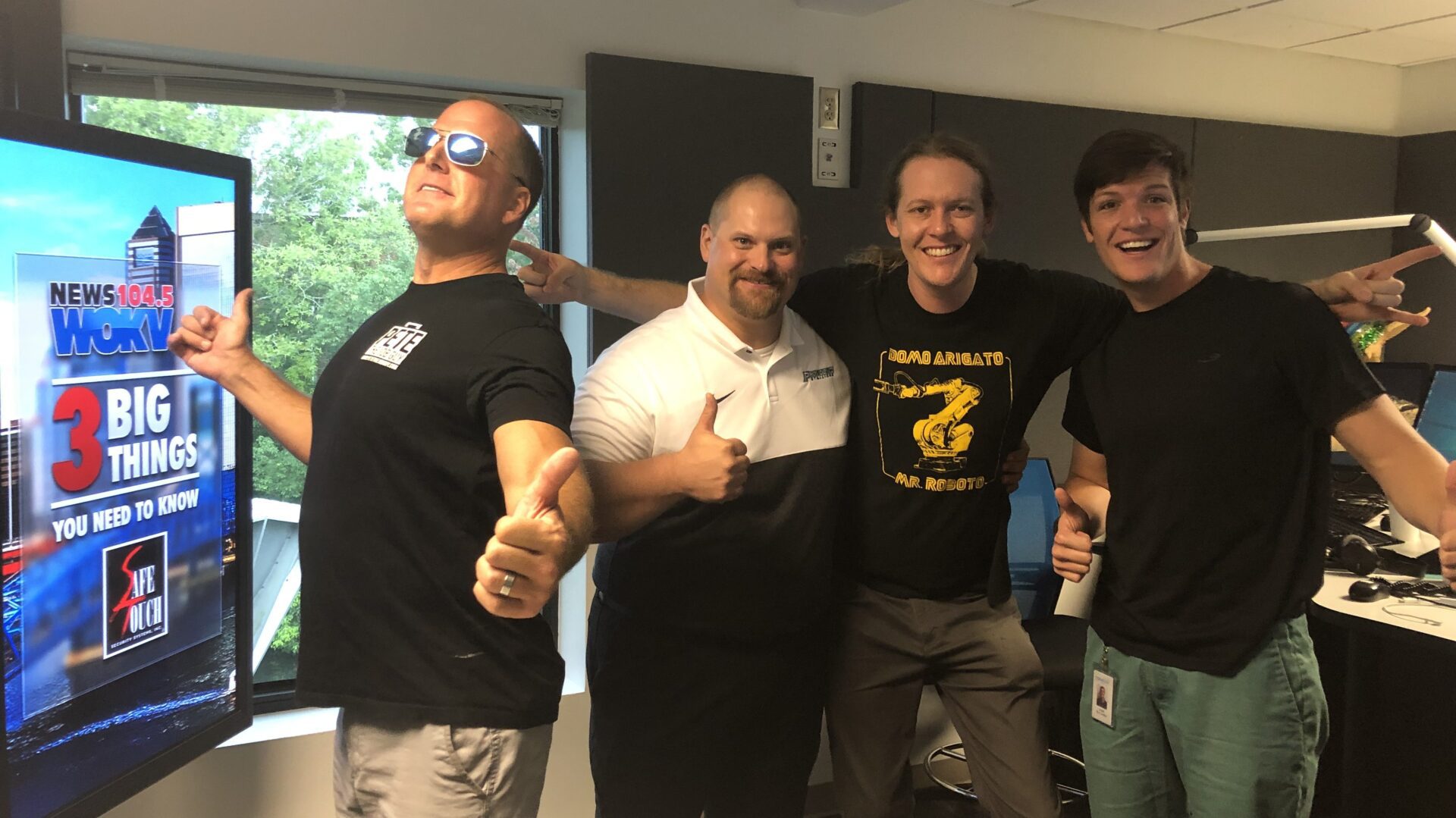 Pete's guests, Robert Holcomb (local educator teaching computer science ...